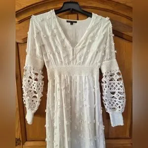 Boston Proper | Dresses | Boston Proper Mixed Media Lace Overlay Maxi ...